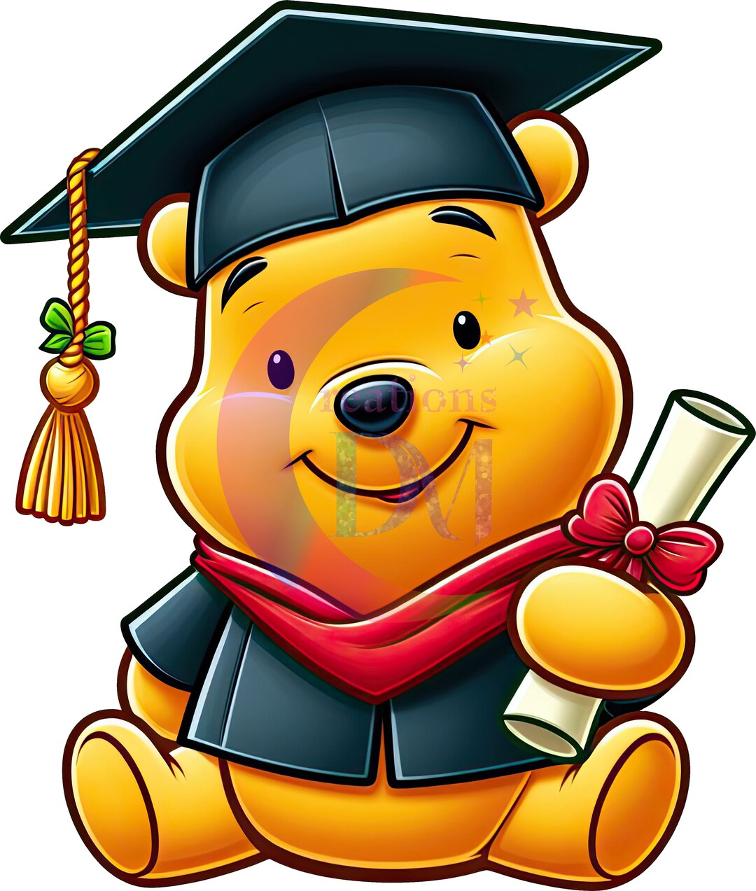 Graduation DTF El Graduado/winnie the Pooh - Etsy