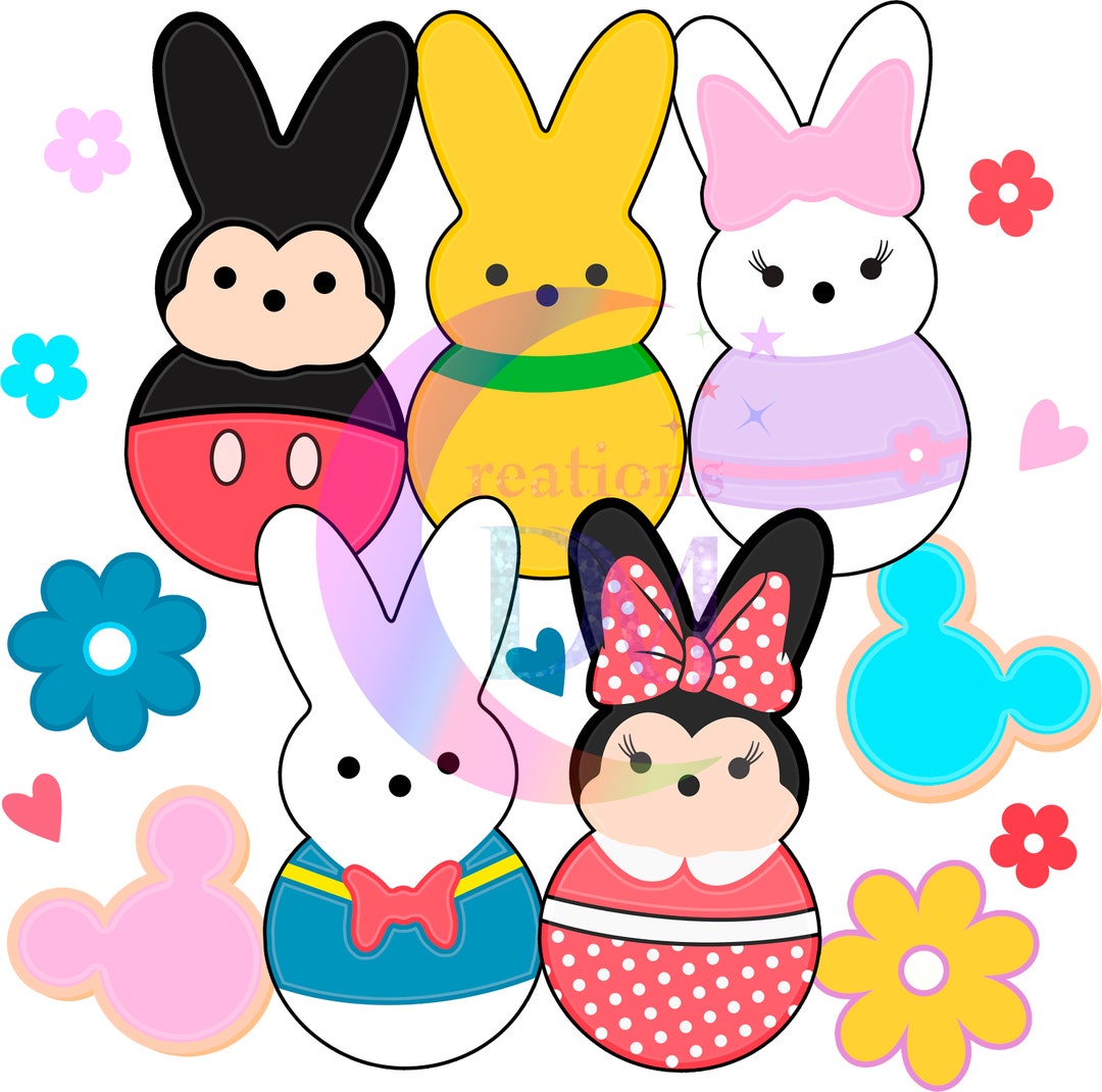 Easter Peeps Movie Characters DTF 8 - Etsy