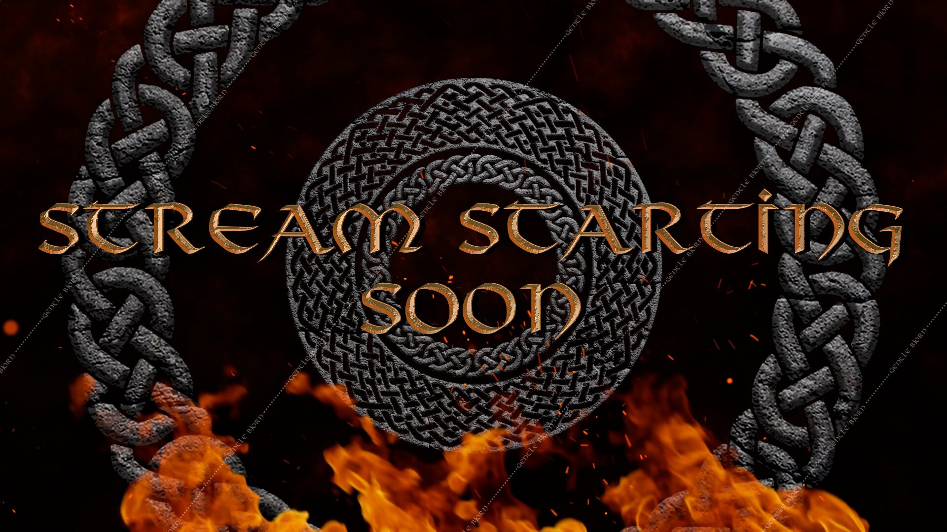 Animated Viking Stream Overlay. Overlay for Streaming on - Etsy