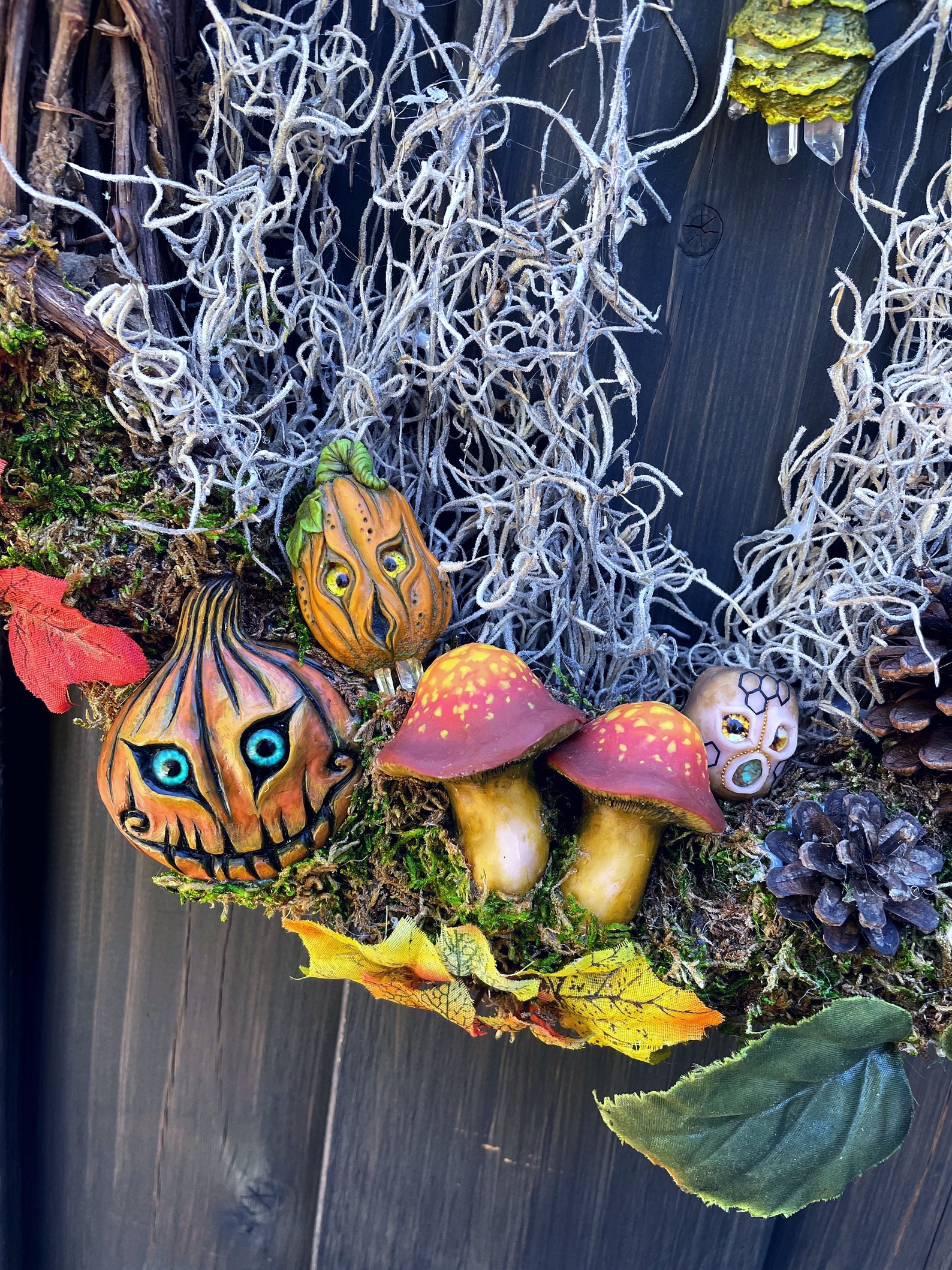 Goblincore Wreath, Mythical Creatures Decor, Cottagecore Decor, Witchy ...