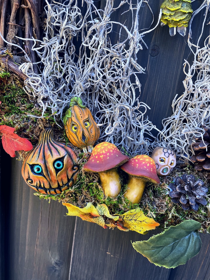 Goblincore Wreath, Mythical Creatures Decor, Cottagecore Decor, Witchy ...