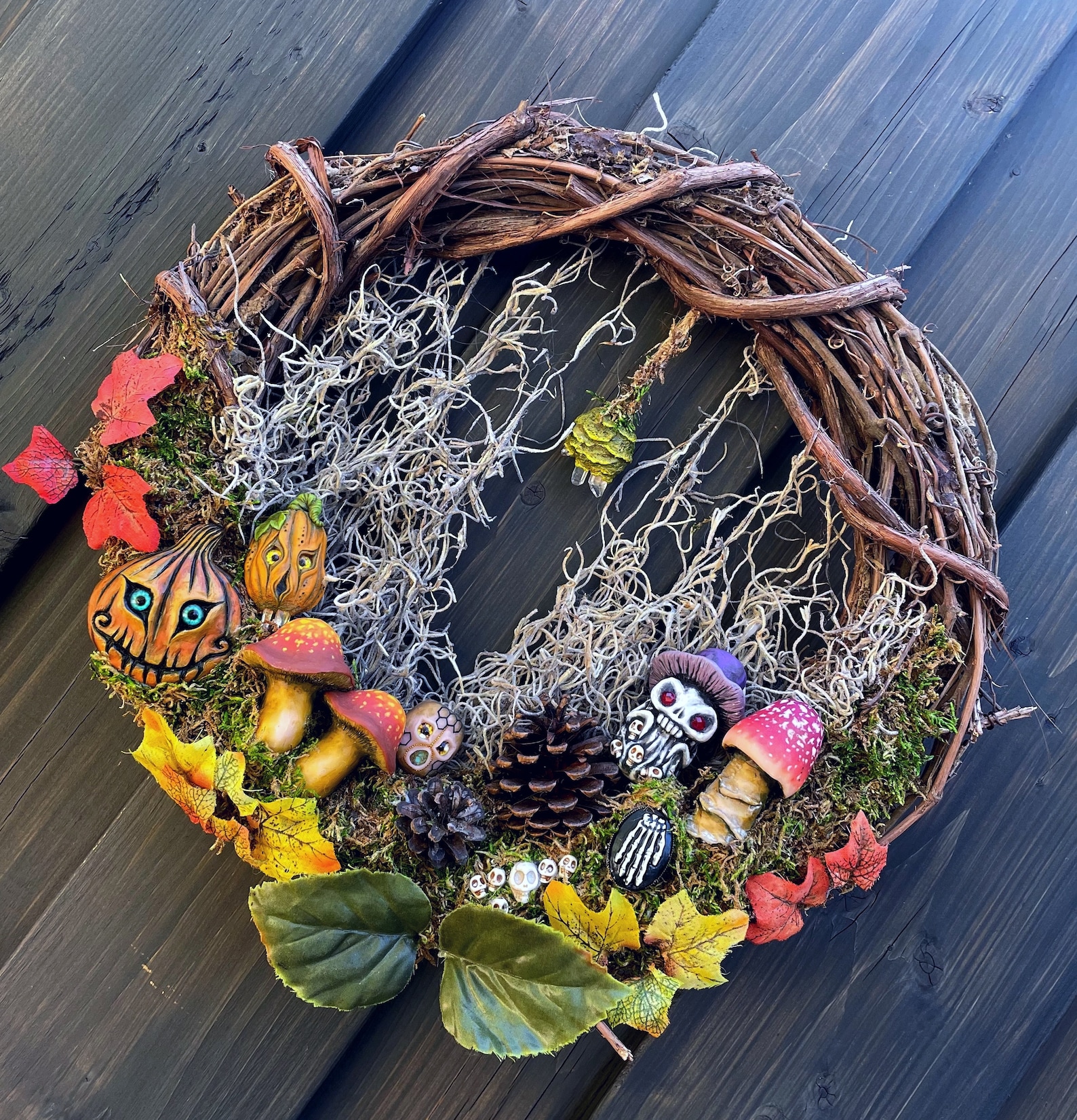 Goblincore Wreath, Mythical Creatures Decor, Cottagecore Decor, Witchy ...