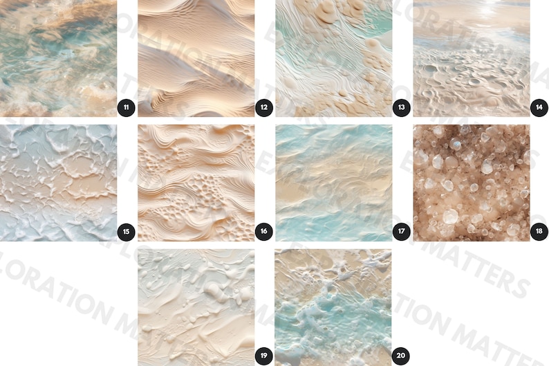 Sand Beach, Digital Junk Journal Background, Sand and Sea Collage ...