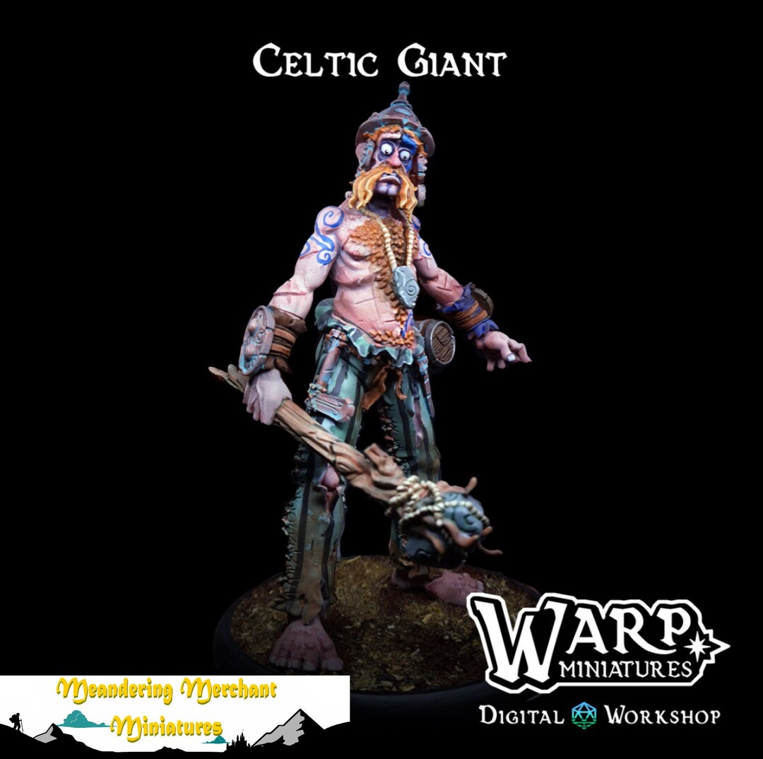Celtic Giant - Dungeons and Dragons, Pathfinder - Etsy