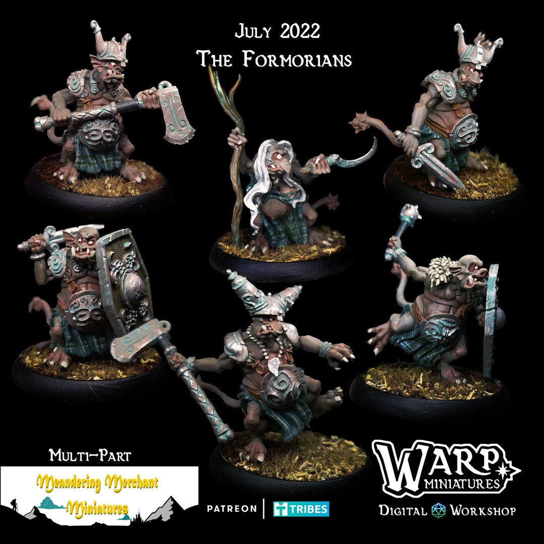 Formorian Warriors- Multi-part Kit. Dungeons and Dragons, Pathfinder - Etsy