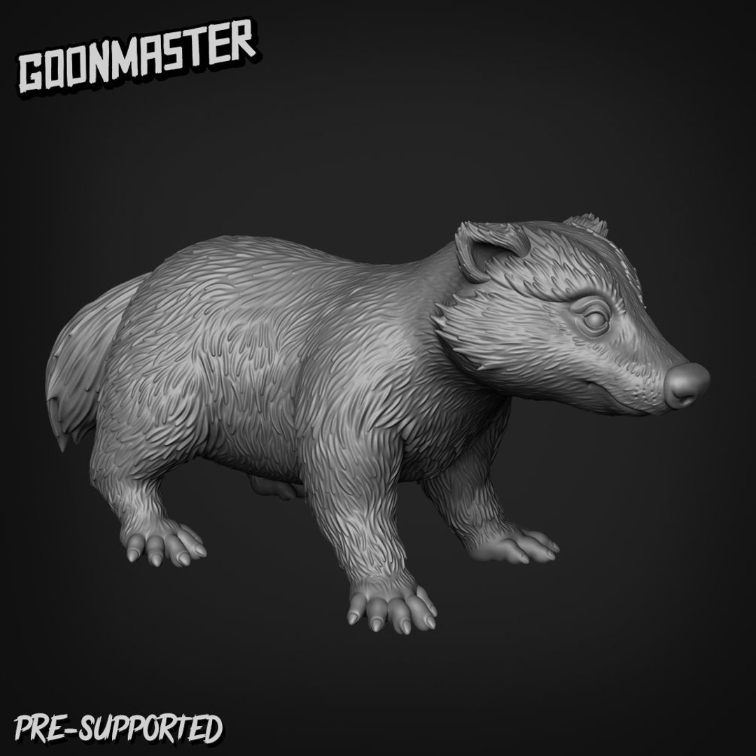 Badger Dungeons and Dragons Pathfinder Goon Master Games - Etsy