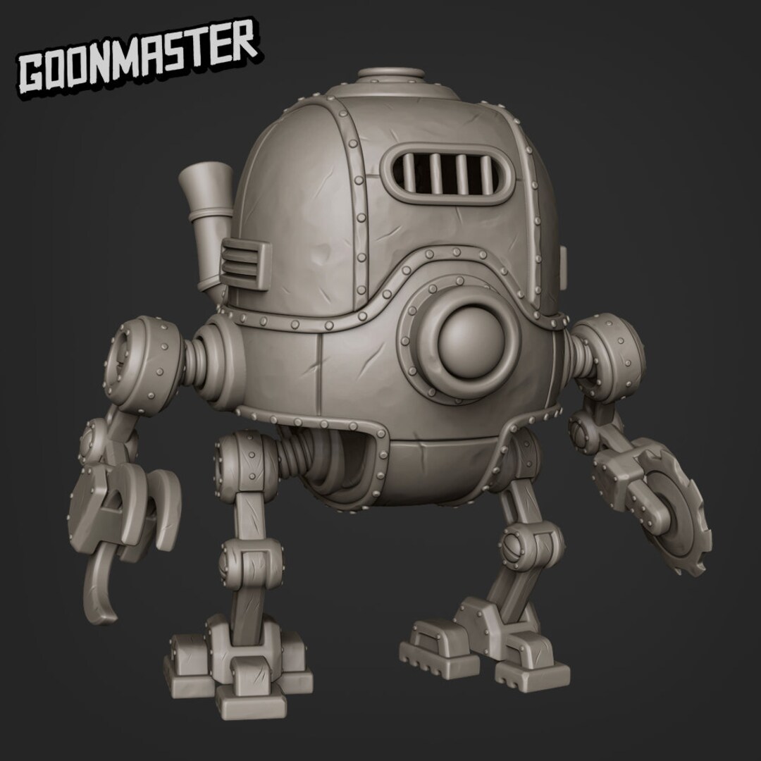 Artificer Mech Walker Gnome, Dungeons and Dragons, Pathfinder - Etsy