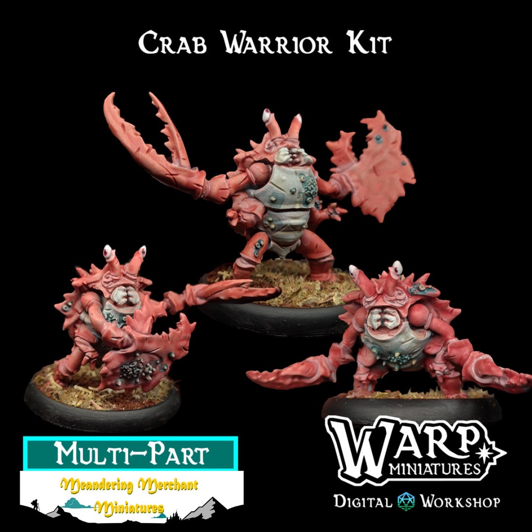 Crab Warriors - Multi-part Kit. Dungeons and Dragons, Pathfinder - Etsy