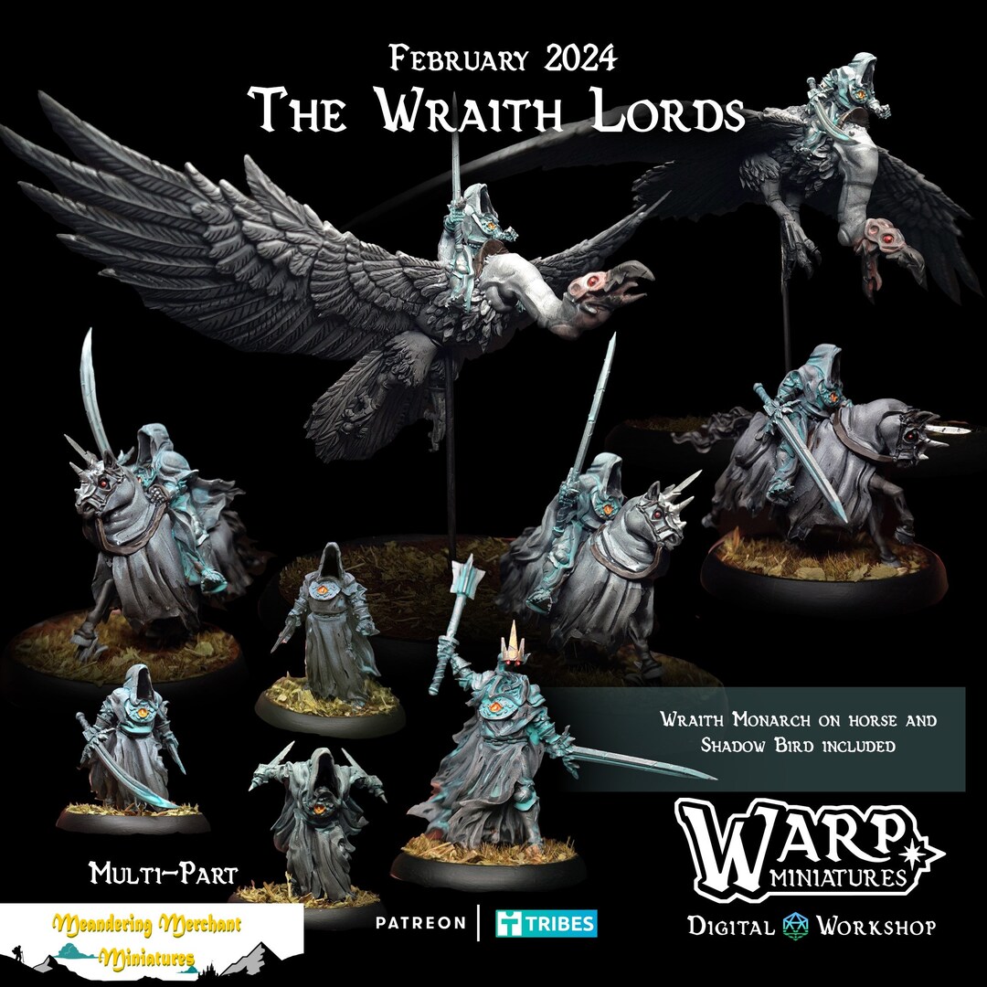 The Wraith Lords - Dungeons and Dragons, Pathfinder - Etsy