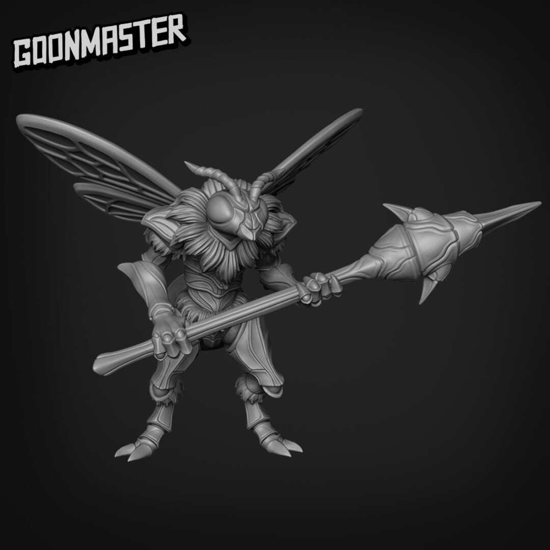 Light Spear Bee Warriors Dungeons and Dragons, Pathfinder - Etsy