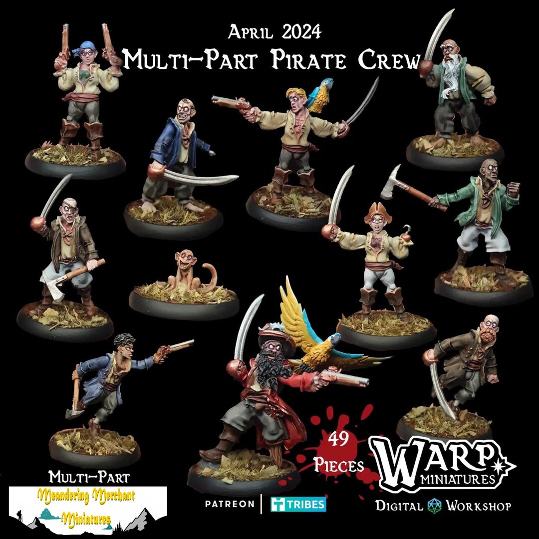 PIRATES! - Multi-part Kit. Dungeons and Dragons, Pathfinder - Etsy