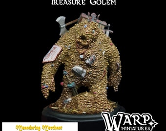 Coin Golem / Large Construct/ Dnd / 5e / Pathfinder / - Etsy