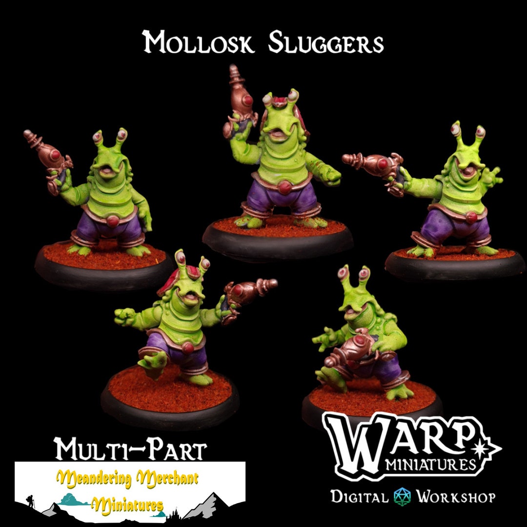 Space Slugs Multi-part Kit. Dungeons and Dragons, Pathfinder - Etsy