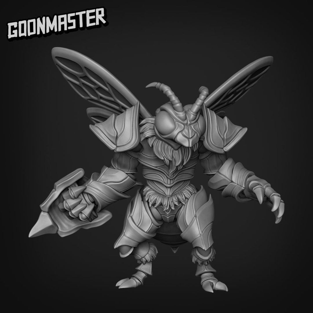 Armored Bee Warriors Dungeons and Dragons, Pathfinder - Etsy