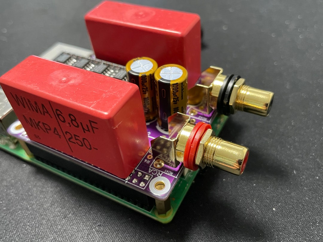 TDA 1387 X8 Hi-Fi Audio Streamer DAC, Protodac para Raspberry COMPLETO ...