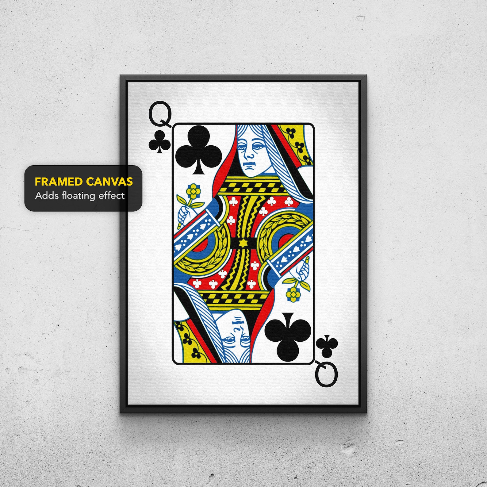 AKQJ of Clubs Playing Cards Poster or Canvas Wall Art Casino - Etsy