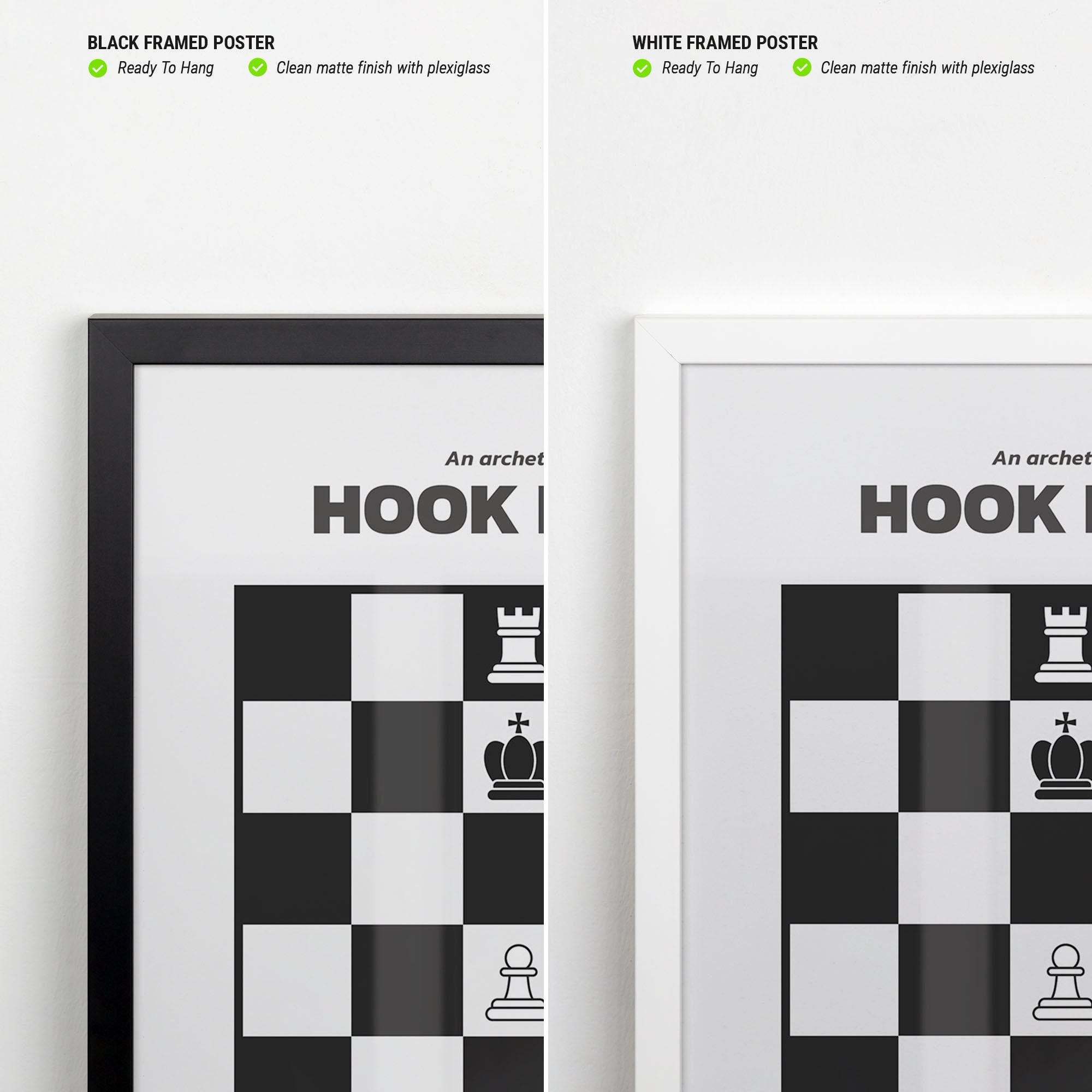 Hook Mate Chess Print – Checkmate Art, Chess Cheat Sheet - Etsy