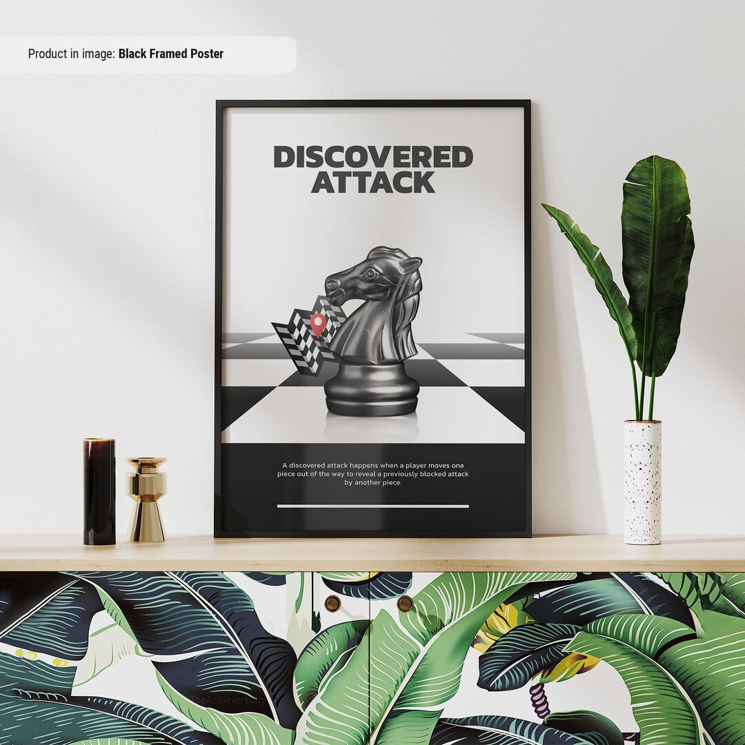 Discovered Attack Chess Print – Glossary Wall Art for Players - Etsy
