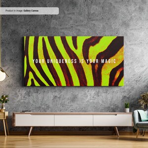 Uniqueness is Your Magic - Motivating Wall Art, Bold Motivational Quote ...