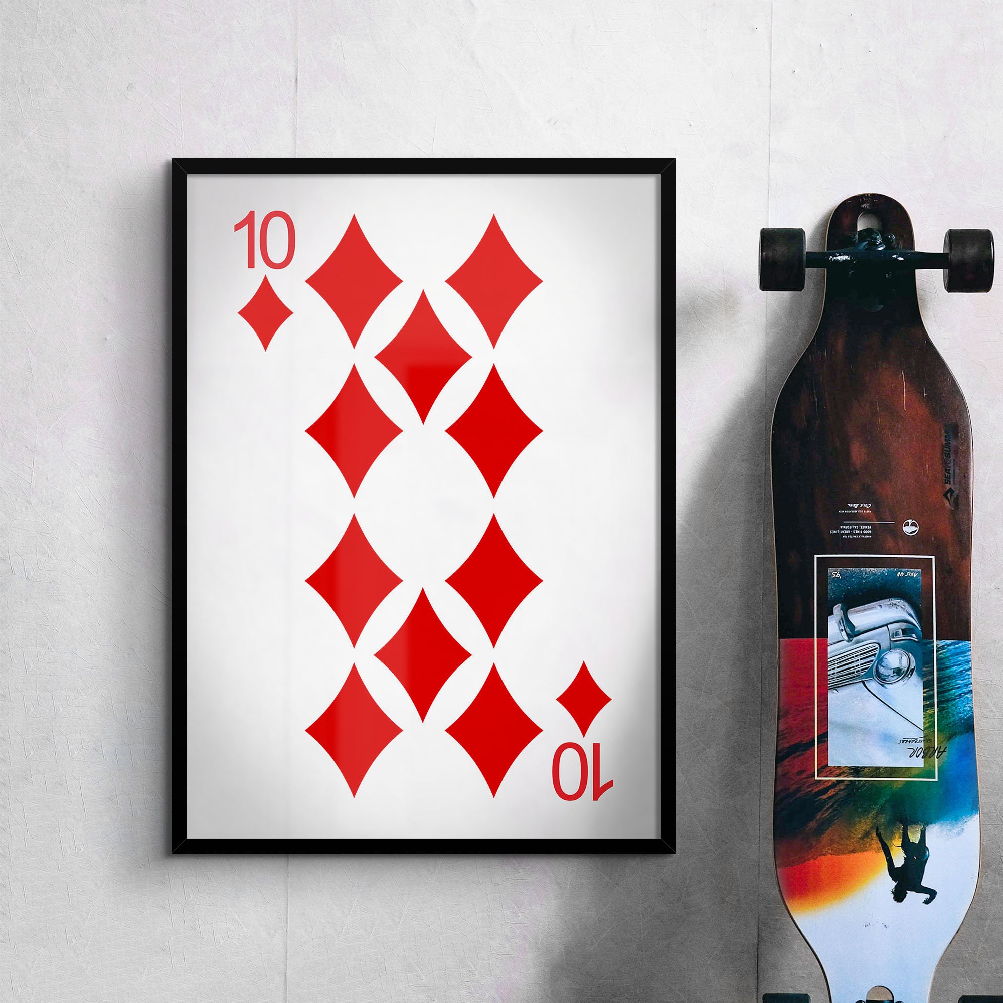 10 Of Diamonds Card