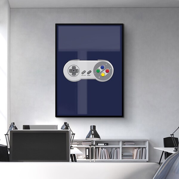 Vintage Nintendo Wall Art - Etsy