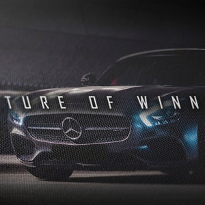 Culture of Winners - Motivating Canvas Wall Art, Luxury Sports Car ...