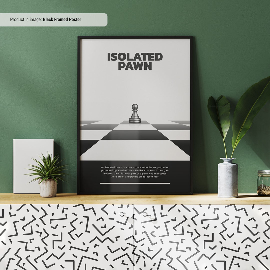Isolated Pawn Chess Art Print – Chess Terminology Poster - Etsy