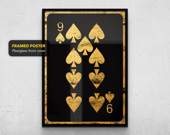 AKQJ of Clubs Playing Cards Poster or Canvas Wall Art Casino - Etsy