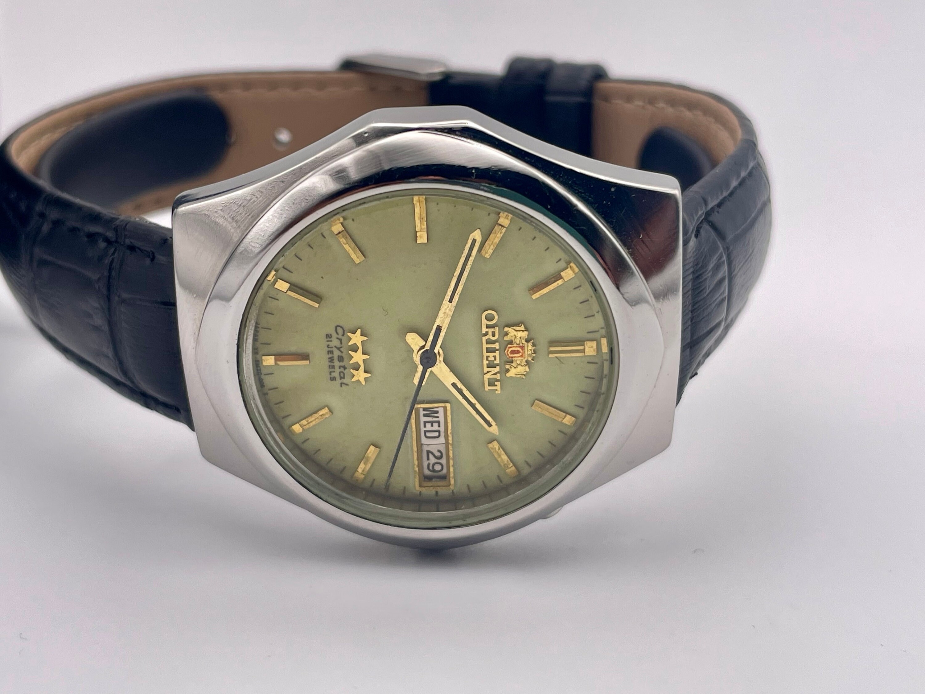 ORIENT Crystal Watch, AUTOMATIC Watch, Orient Caliber 46943,men Watch ...