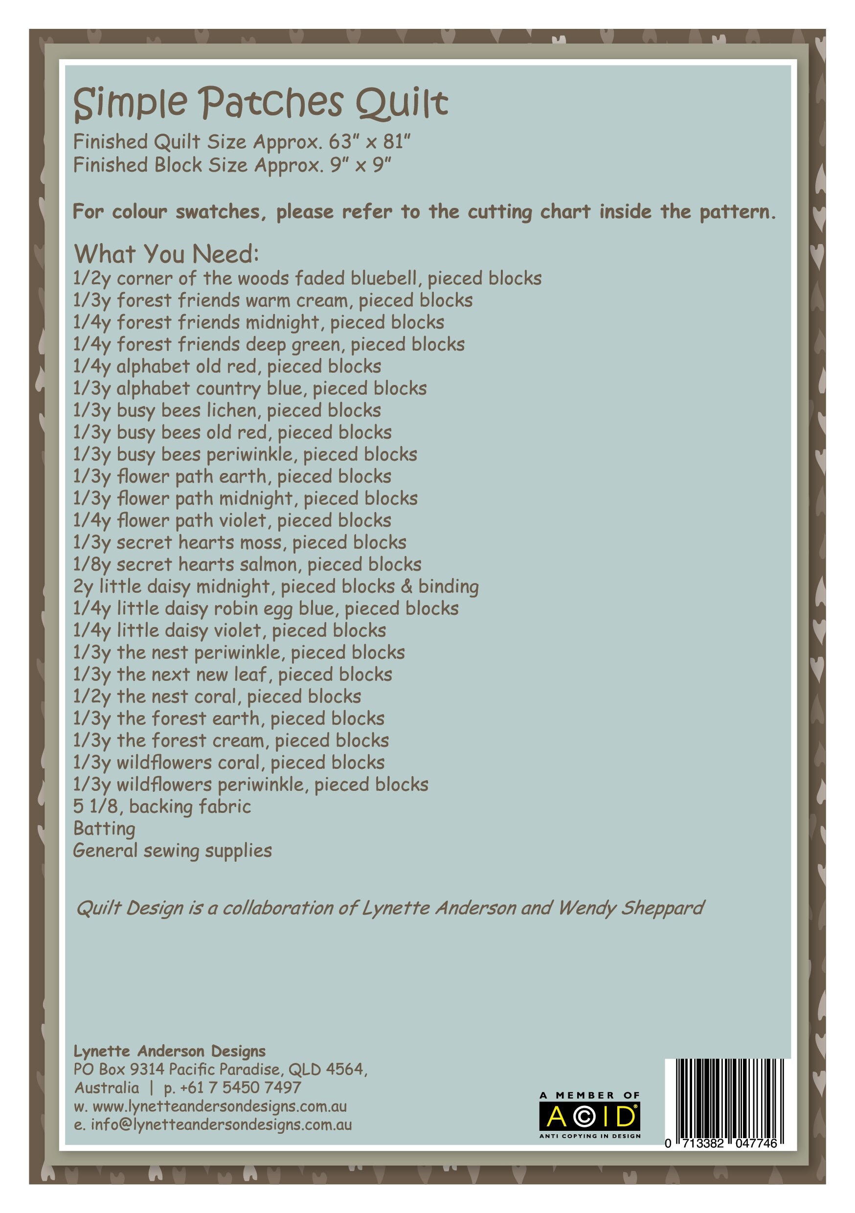 Simple Patches Quilt Downloadable Pattern - Etsy