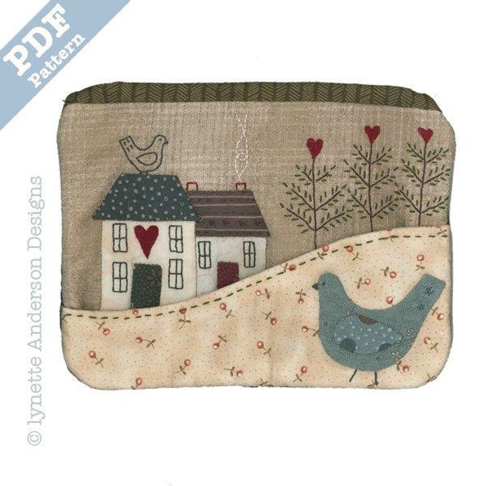 Country Cottage Purse - Download Pattern - Etsy