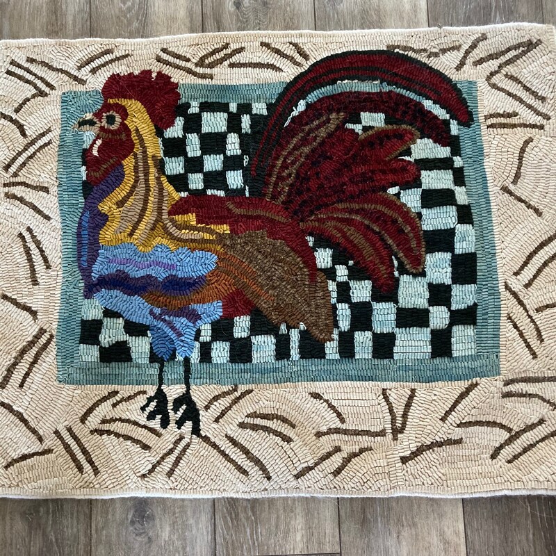 Hooked Wool Rug - Etsy