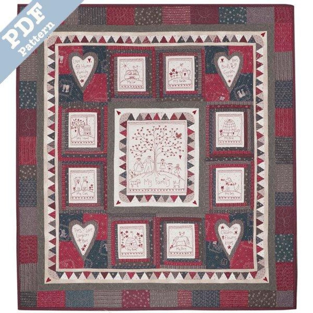 My Family - Downloadable Pattern - Etsy