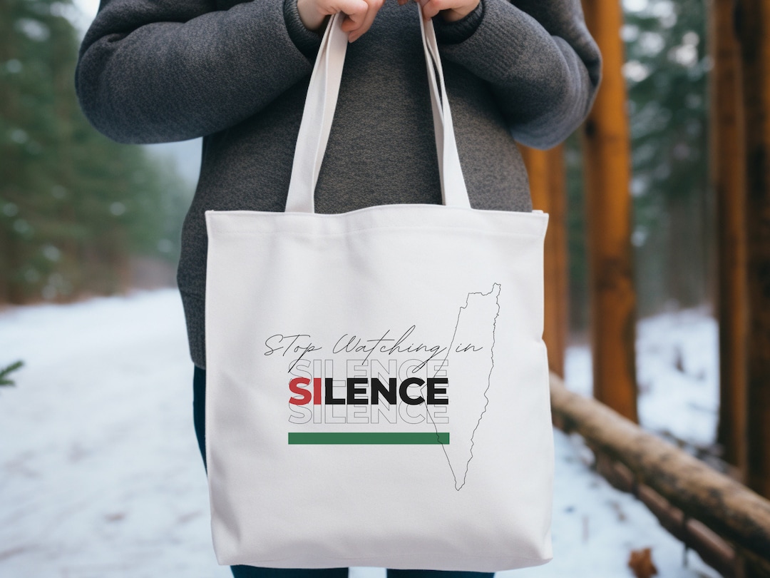 Palestine Map Tote Bag, Human Rights Gift, Raise Awareness Eco Bag ...