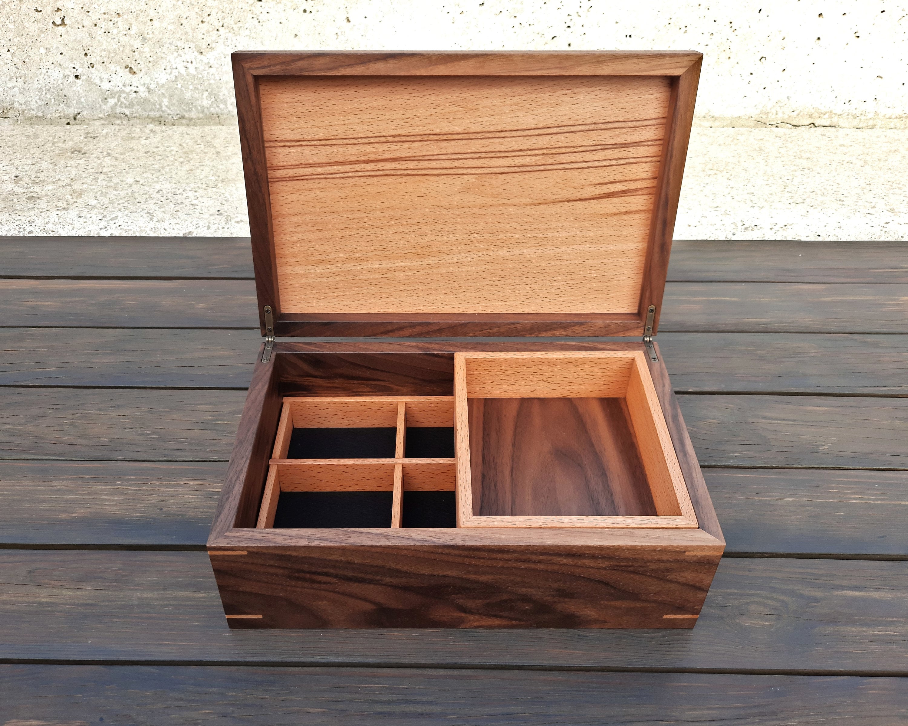 Jewelry Box Wood Jewelry Box Wooden Jewelry Box Wooden Jewelry Box for ...