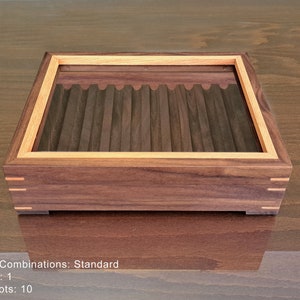 Walnut Pen Box Wooden Pen Holder Fountain Pen Display Pencil Display ...