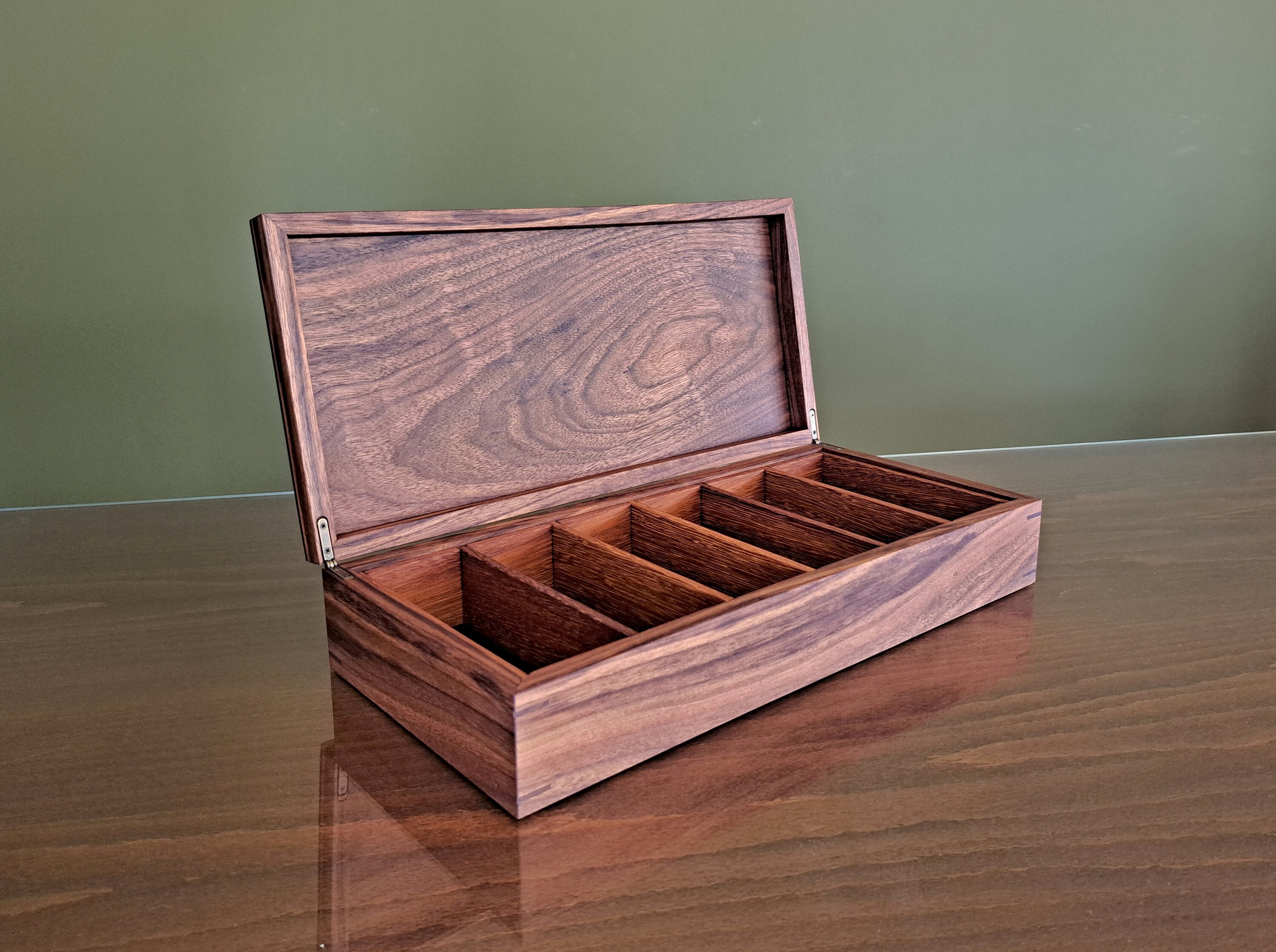 Eyeglasses Display Box Sunglasses Walnut Wood Large Eyeglass Holder ...