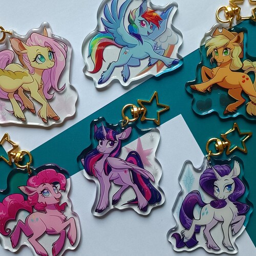 Acrylic Keychains: My Little Pony - Etsy