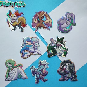 Holographic Vinyl Stickers: Pokemon - Etsy