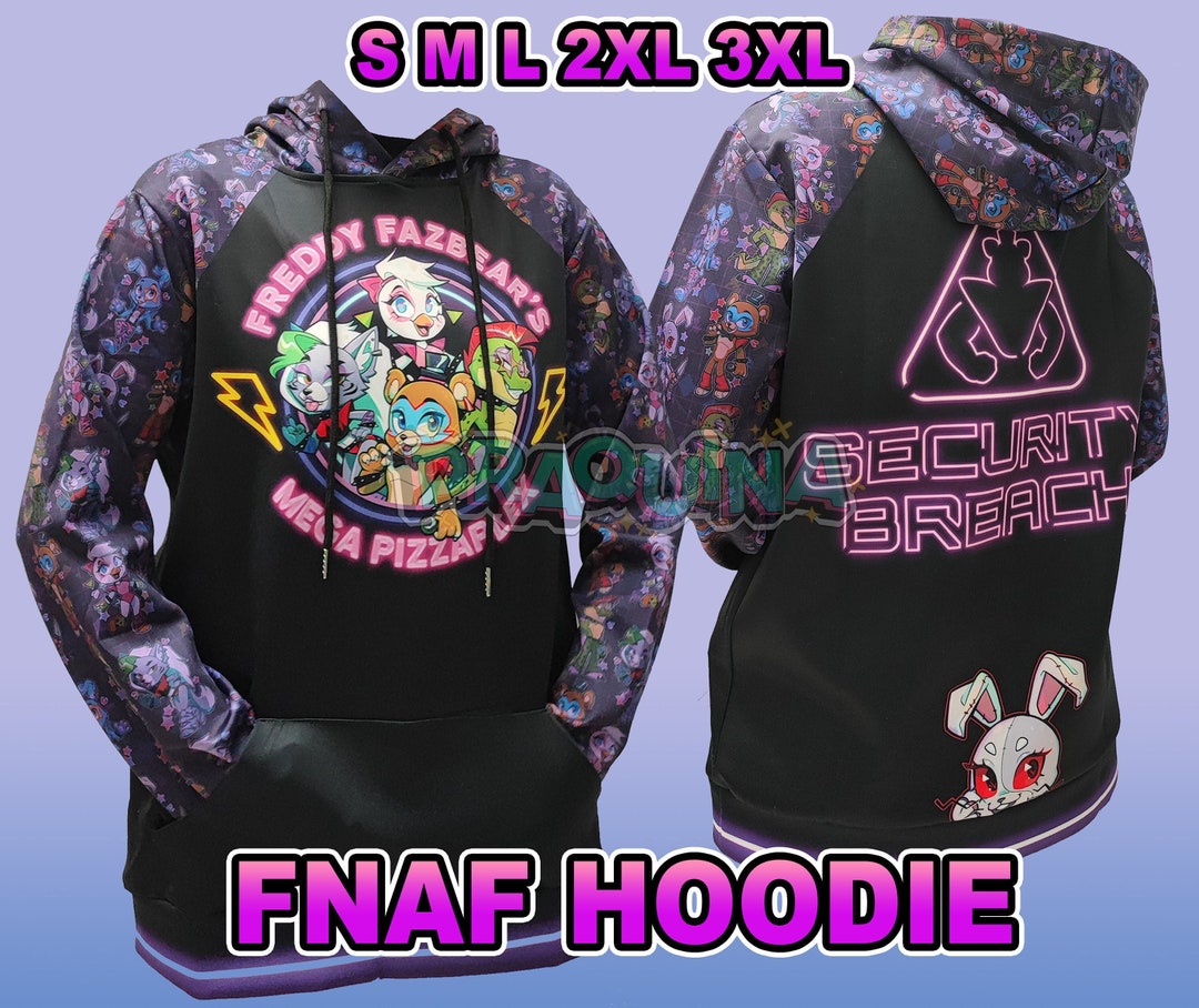 FNAF Security Breach Hoodies (S-3XL) - Etsy