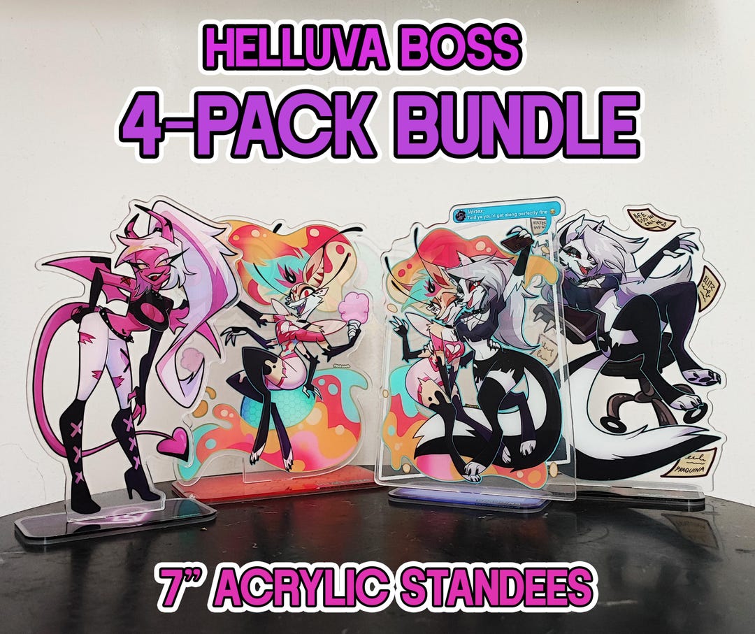 BUNDLE (4-pack) Acrylic Standees (loona, Honeybee, Beelzebub, Verosika ...