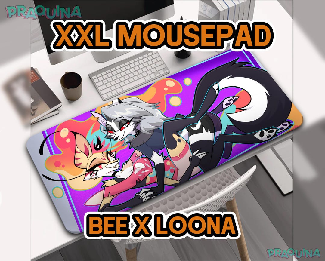Loona and Queen Beelzebub Jumbo XXL Mousepad Playmat - Etsy