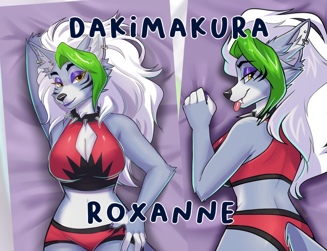FNAF: Roxanne Furry Waifu Dakimakura/funda De Almohada Para El Cuerpo - Etsy