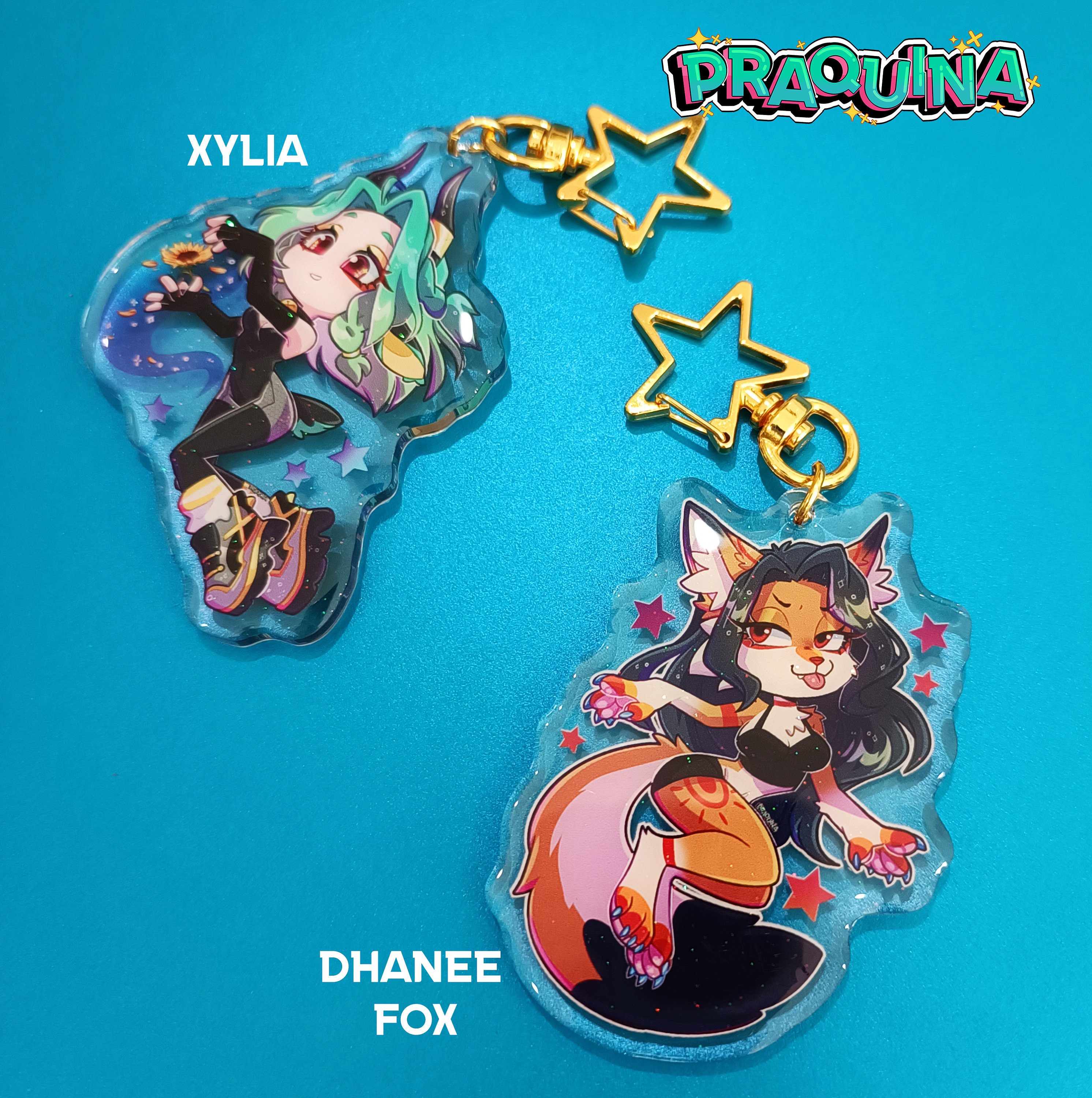 Acrylic Keychains: Original Art / Furry Ocs - Etsy