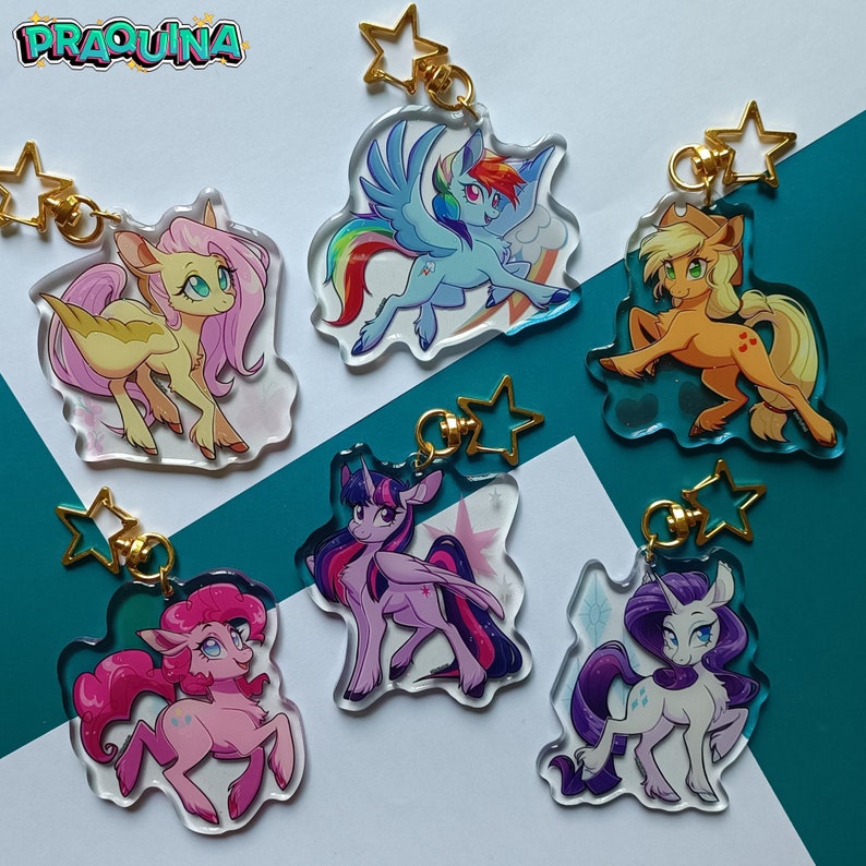 Acrylic Keychains: My Little Pony - Etsy