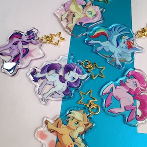 Acrylic Keychains: My Little Pony - Etsy