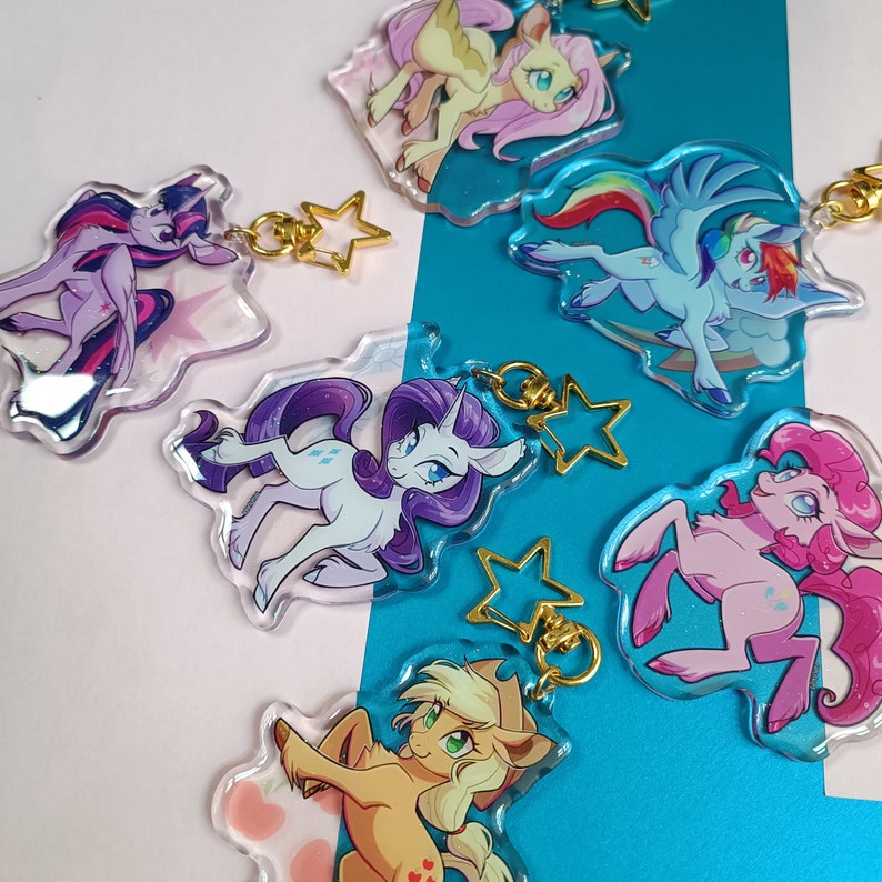 Acrylic Keychains: My Little Pony - Etsy