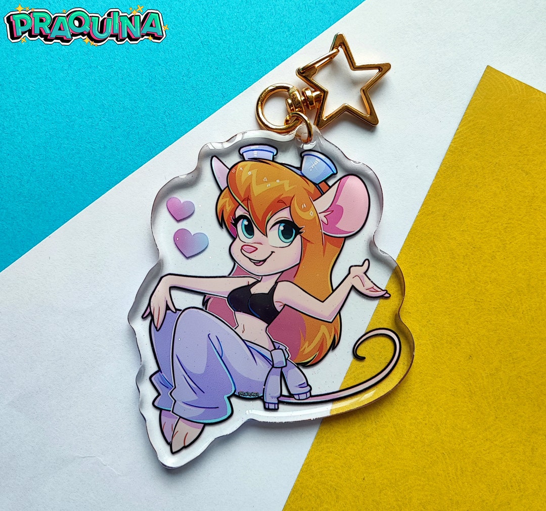 Acrylic Keychains: Gadget Mouse - Etsy