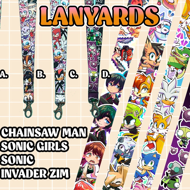Sonic Lanyard - Etsy