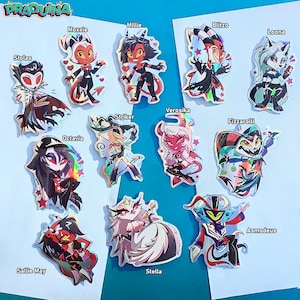 Holographic Vinyl Stickers : Helluva Boss - Etsy